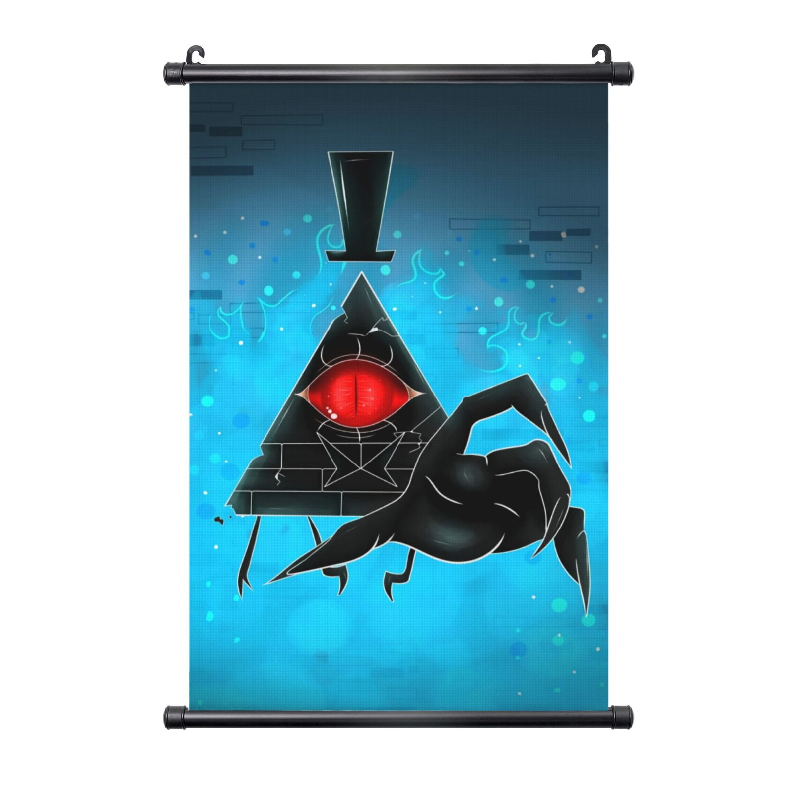 Bill Cipher Poster Plastic Shaft Wall Hanging Banner Artwork Canvas ...