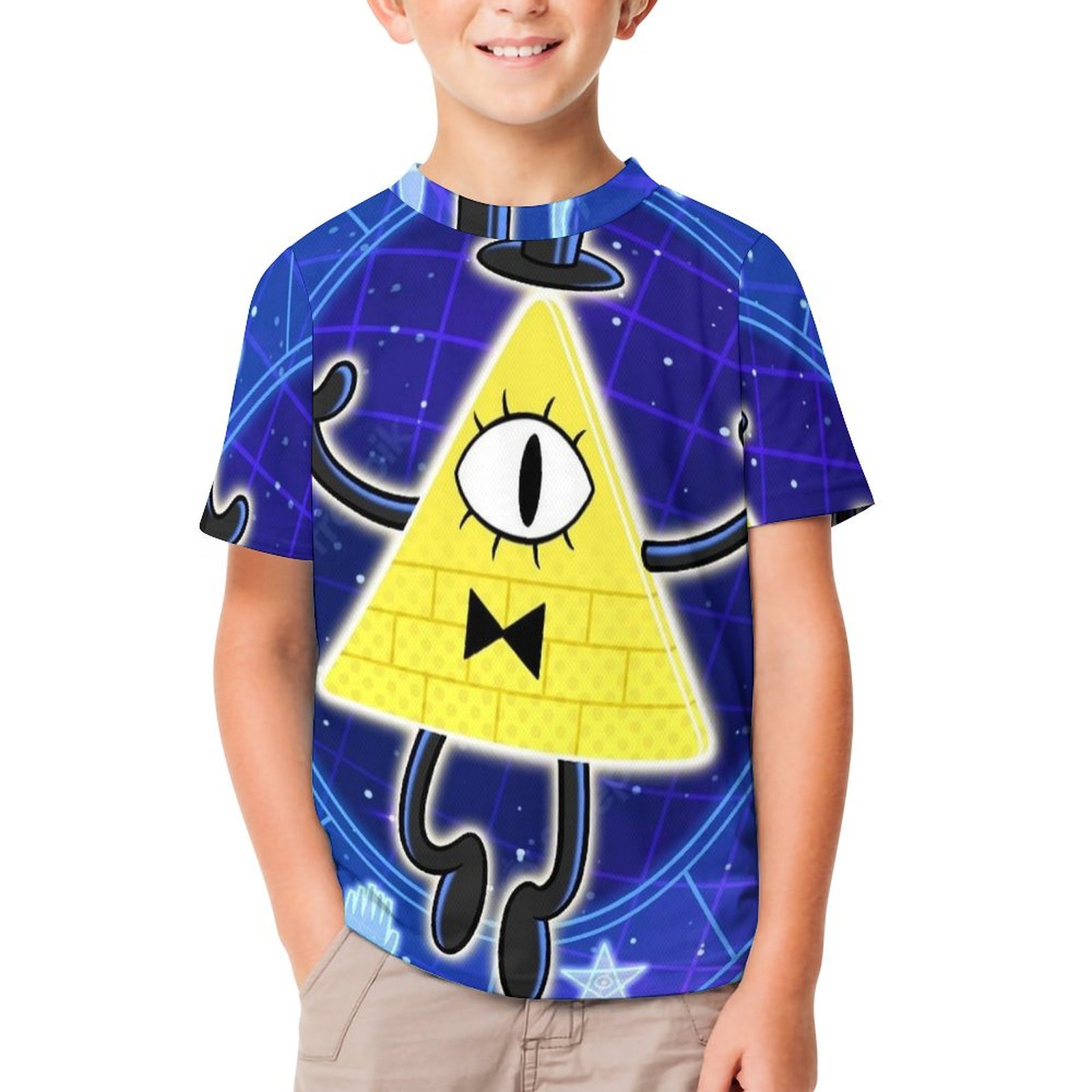 Bill Cipher T-Shirts for Boys Girls, Kids 3D Print Short Sleeve, Unisex ...