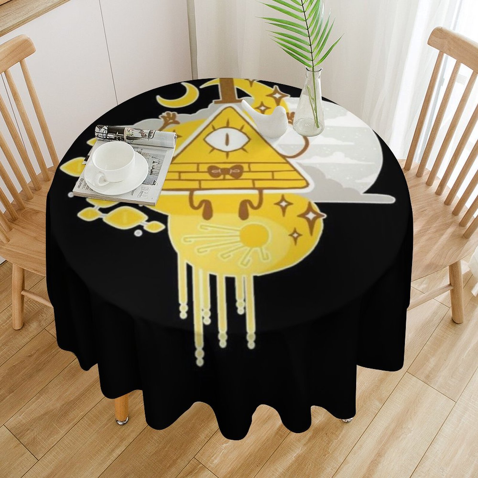 Bill Cipher Tablecloth Anime for Dining Table Picnic Gift 36x36in Bill ...
