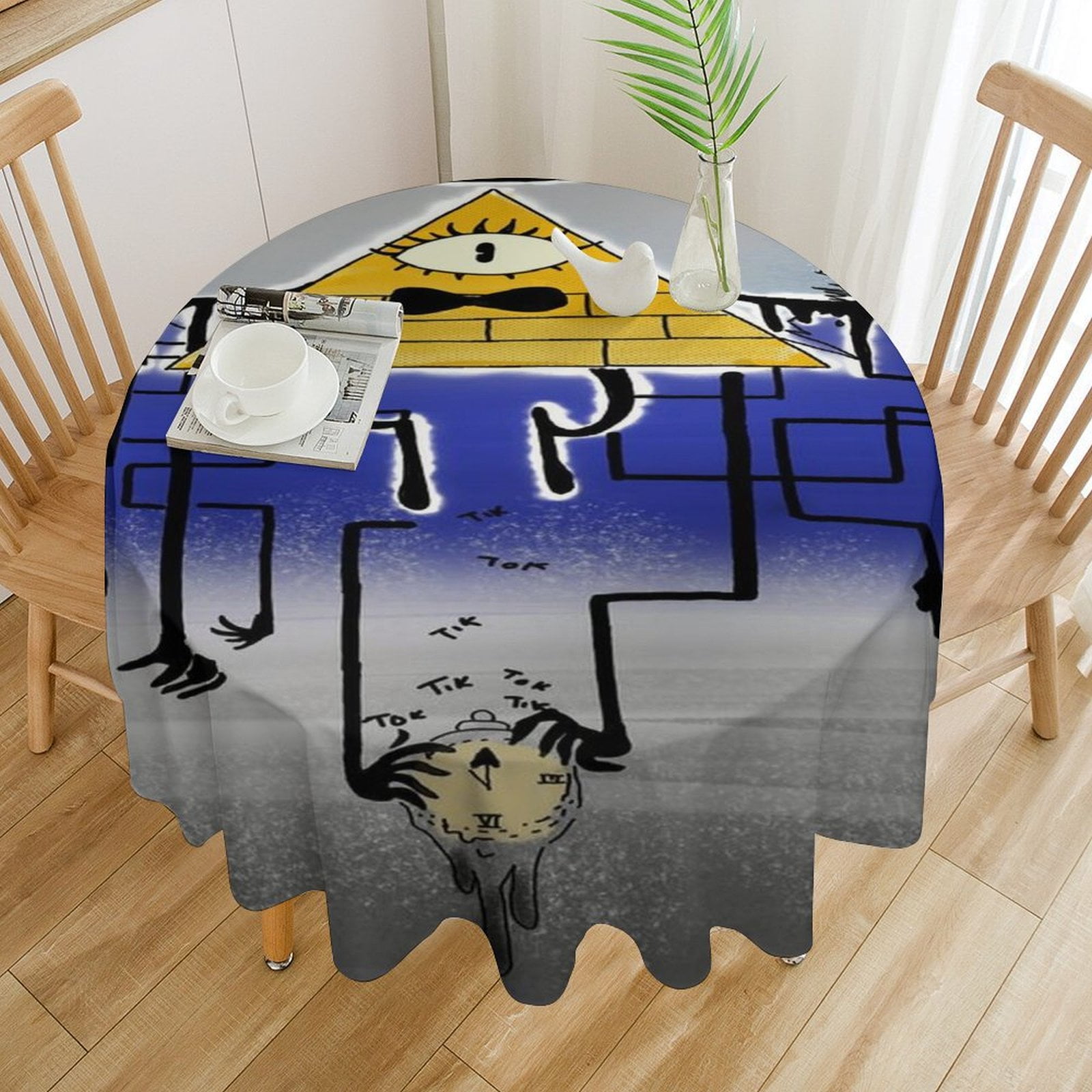 Bill Cipher Tablecloth Anime for Dining Table Picnic Gift 36x36in Bill ...