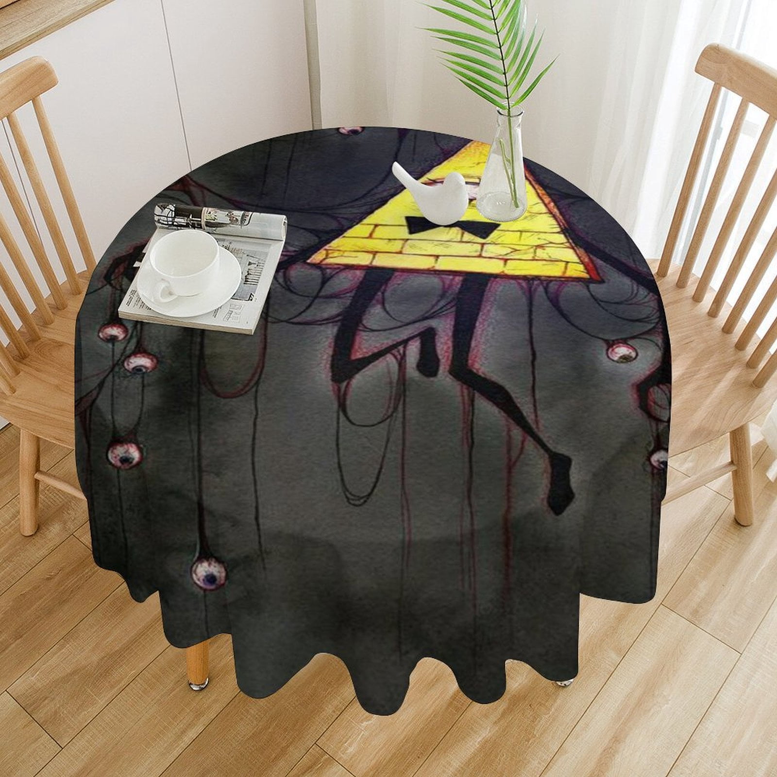 Bill Cipher Tablecloth Anime for Dining Table Picnic Gift 70x70in Bill ...