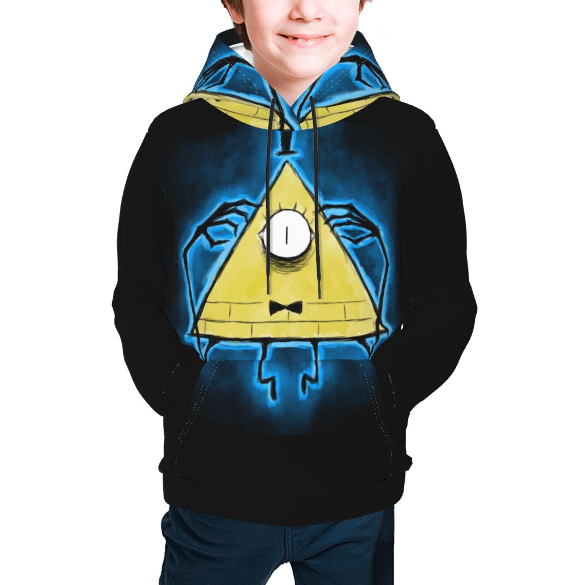 Bill Cipher Teen Boys Girls Hoodies Cartoon Graphic Hooded Sweatshirts ...