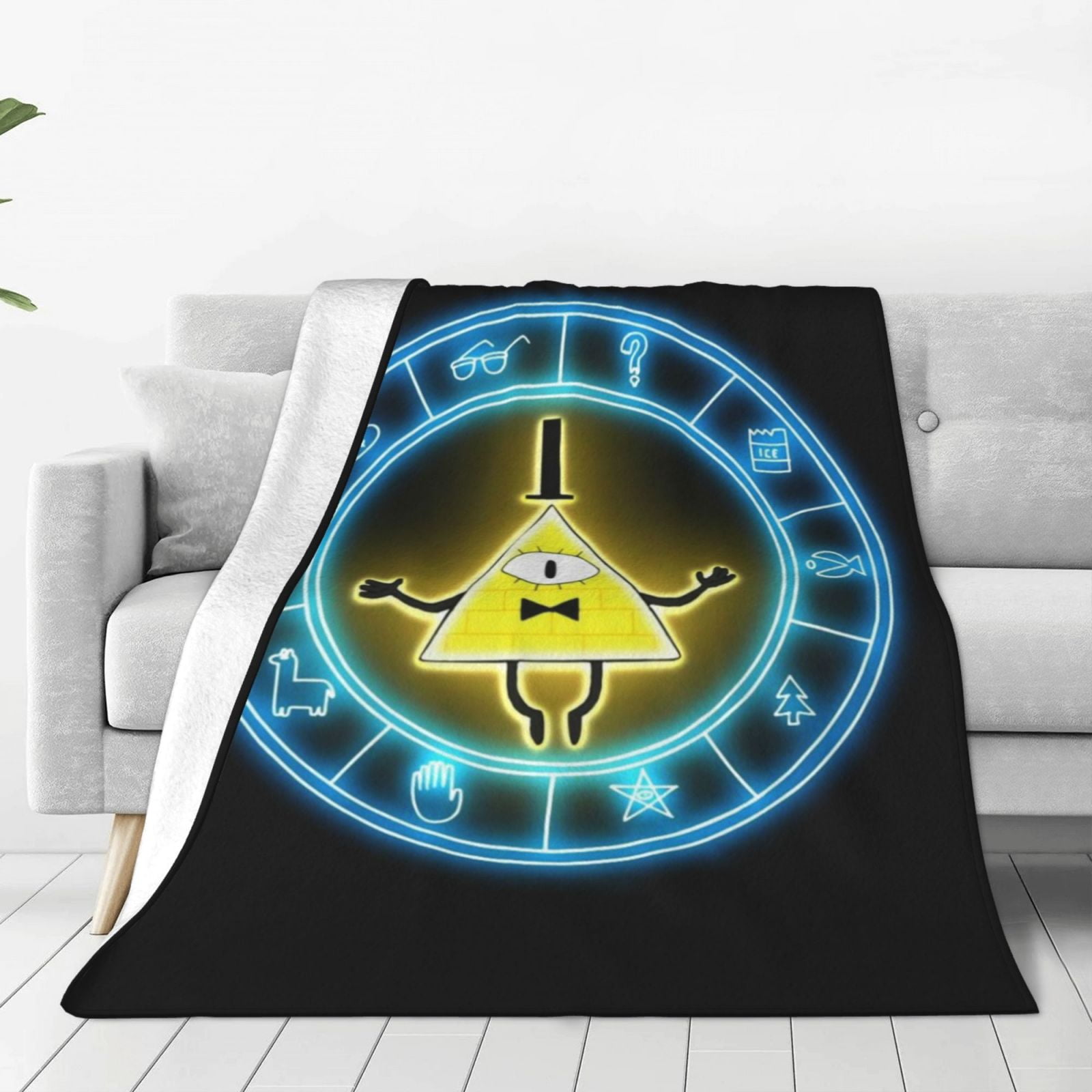 Bill Cipher Throw Blanket Couch Bed Sofa Soft Lightweight Warm Cozy ...
