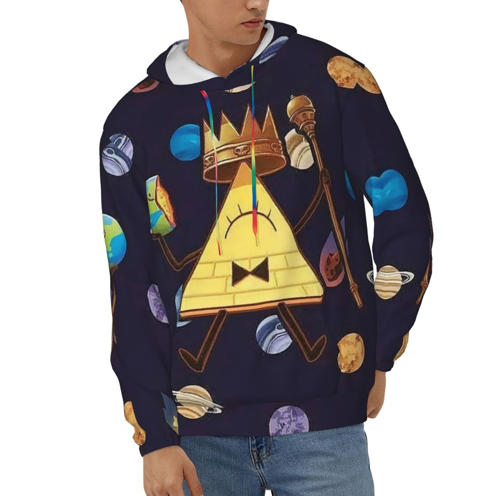 Bill Cipher Unisex Hoodies 3D Print Hooded Sweatshirt for Men Women ...