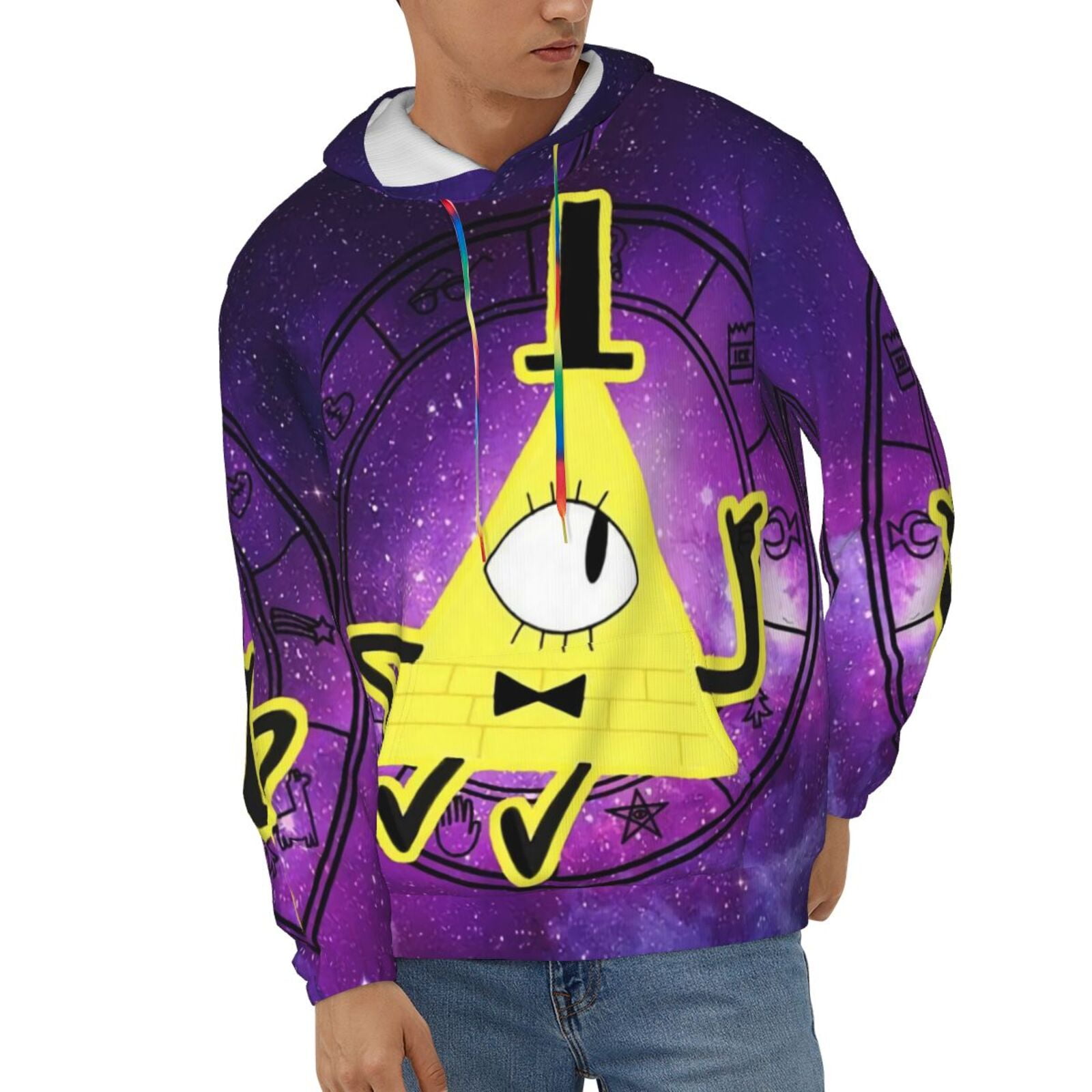 Bill Cipher Unisex Hoodies 3D Print Hooded Sweatshirt for Men Women ...