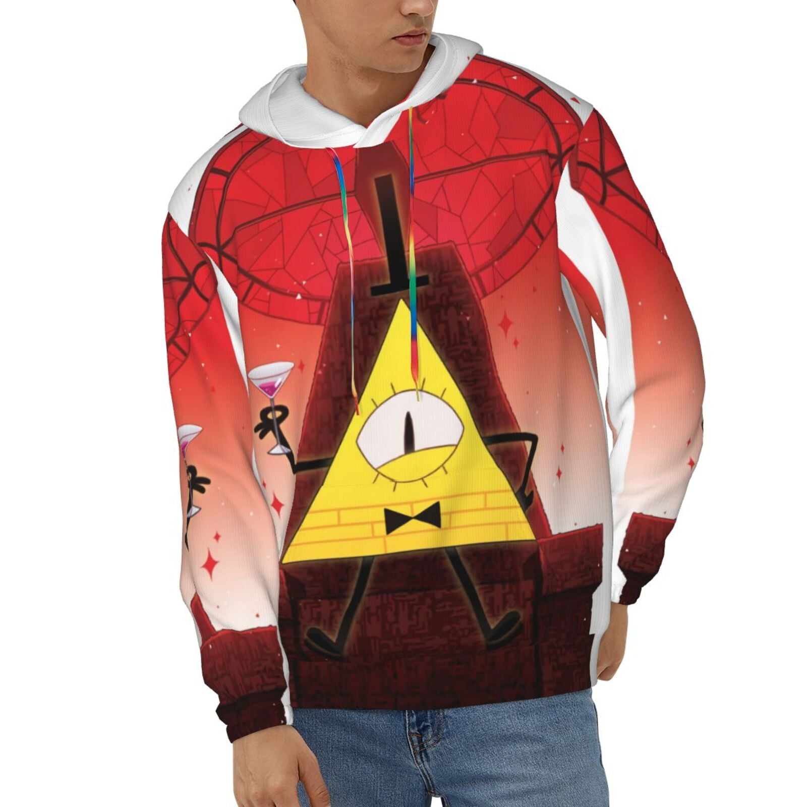 Bill Cipher Unisex Hoodies 3D Print Hooded Sweatshirt for Men Women ...