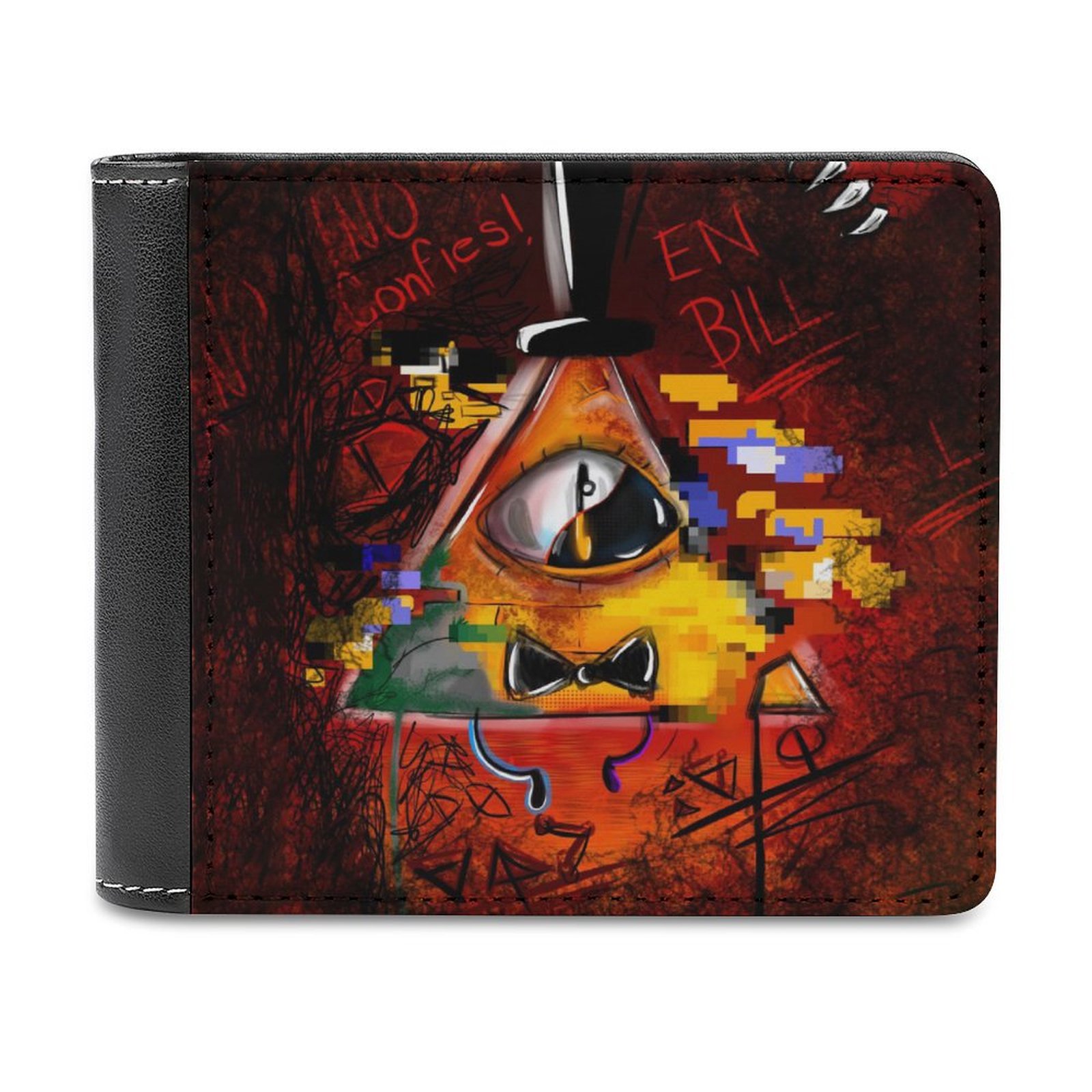 Bill Cipher Wallet Purse Card Holder Anime for Men Women Bill Cipher ...