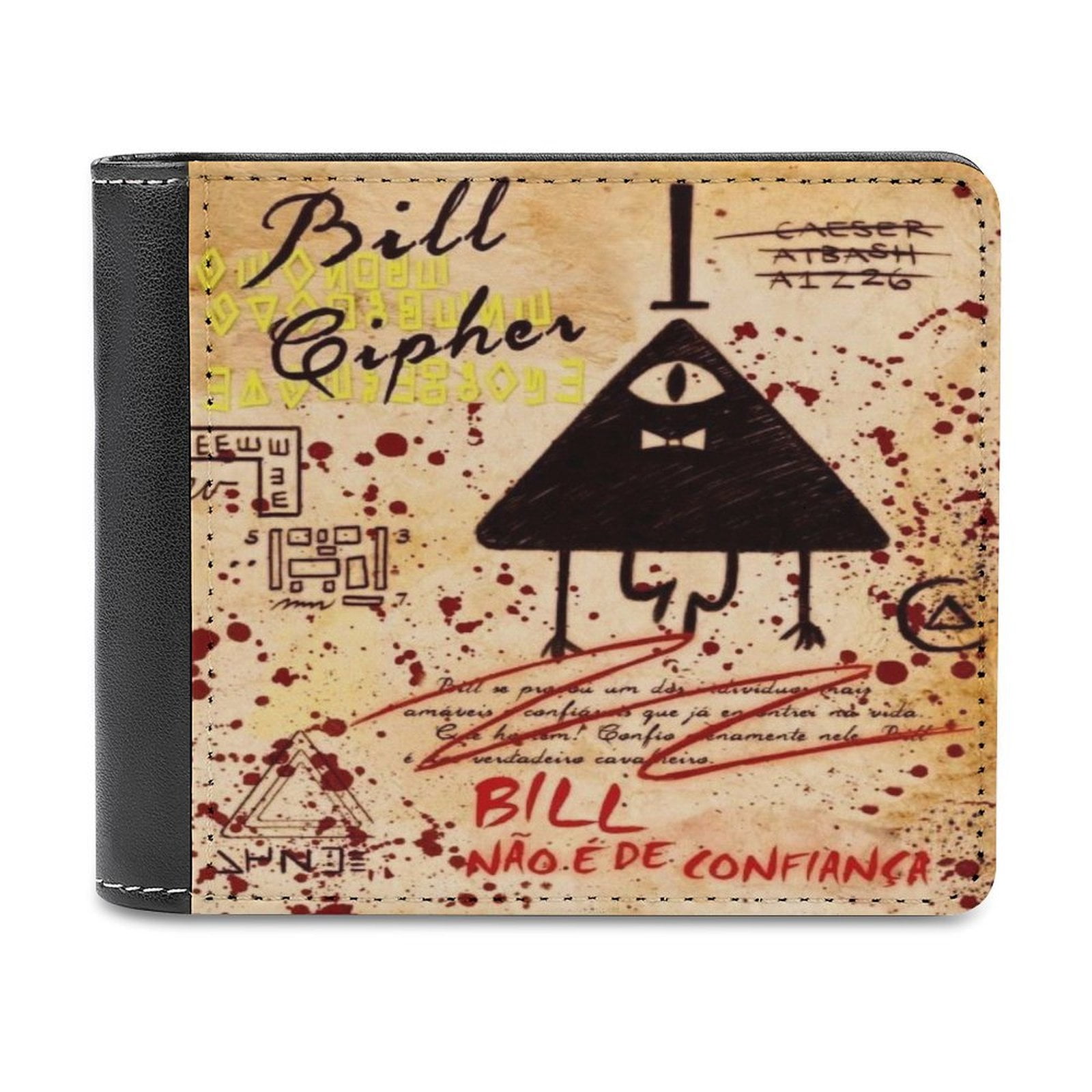 Bill Cipher Wallet Purse Card Holder Anime for Men Women Bill Cipher ...