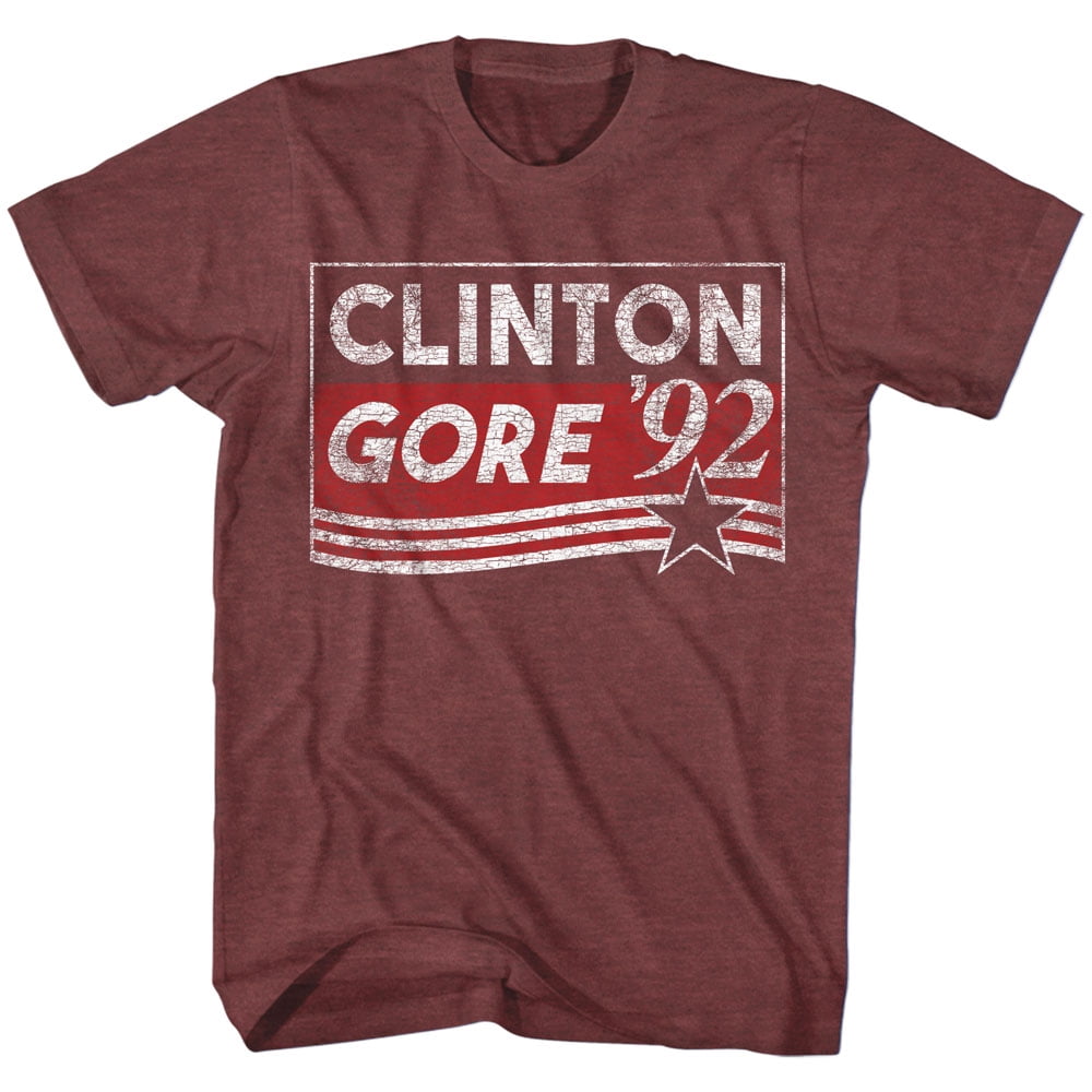 Bill Clinton Al Gore 1992 USA Presidential Election Campaign Adult T ...
