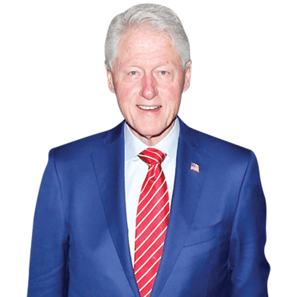 Bill Clinton (Blue Suit) Half Body Buddy Cutout - Walmart.com