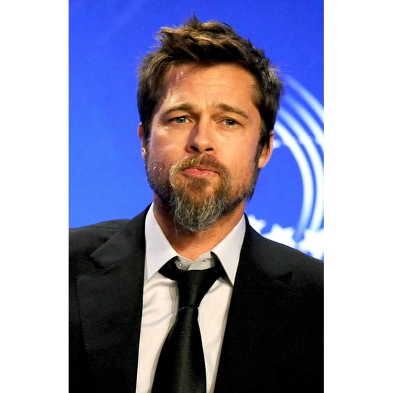 Bill Clinton Brad Pitt At A Public Appearance For Clinton Global ...