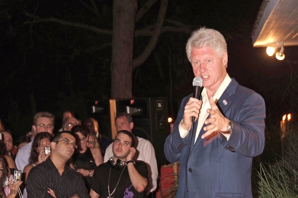 Bill Clinton In Attendance For Hillary Clinton For President Hamptons ...