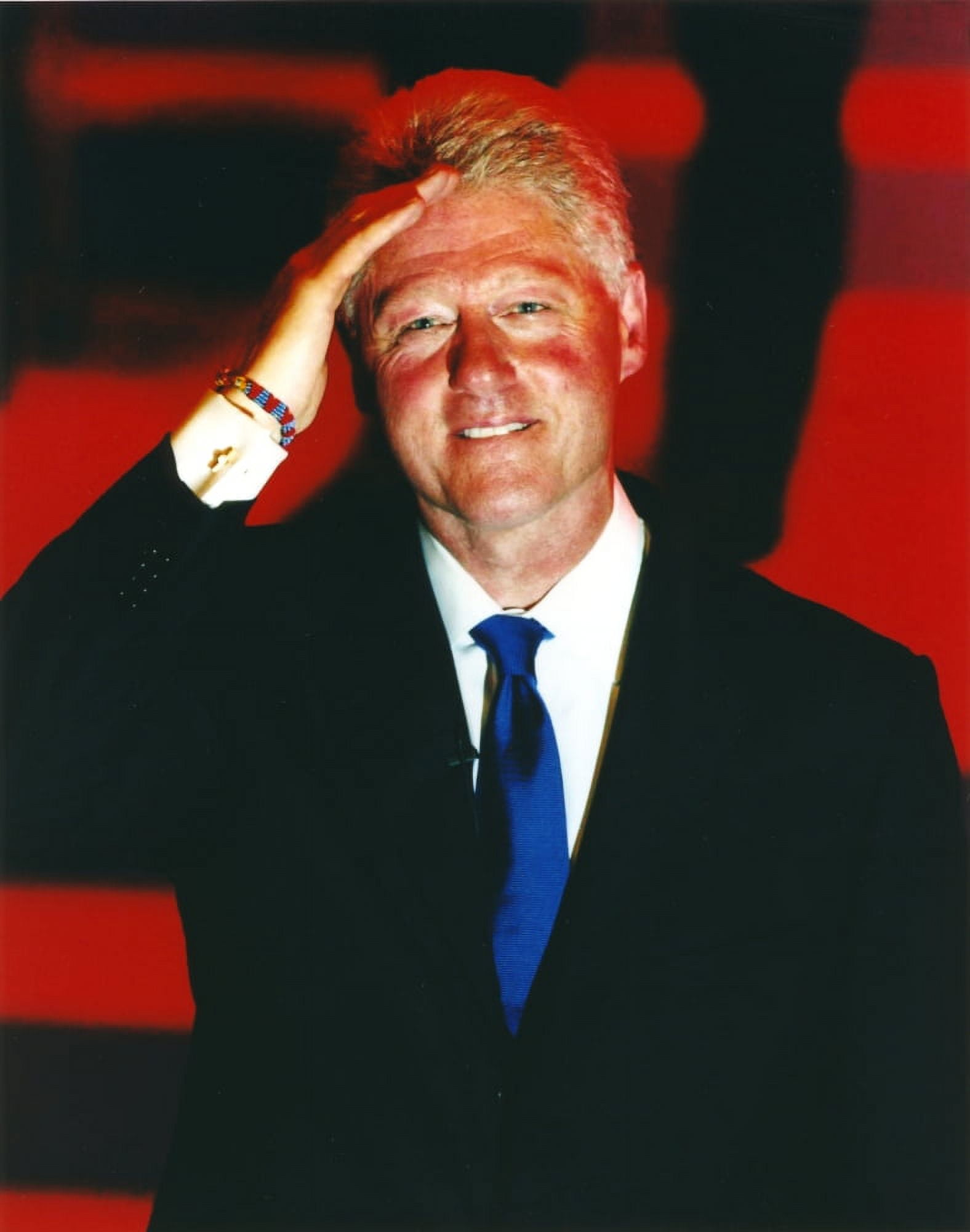 Bill Clinton Posed in Black Coat Photo Print (8 x 10) - Walmart.com
