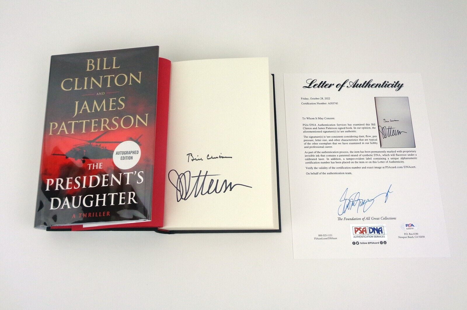 Pre-Owned Bill Clinton President Signed Autograph The Presidents ...