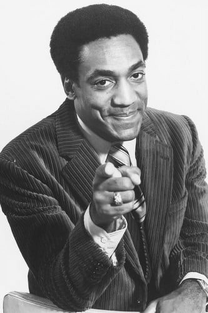 Bill Cosby I Spy Era Studio Portrait Pointing Finger 24x36 Poster ...