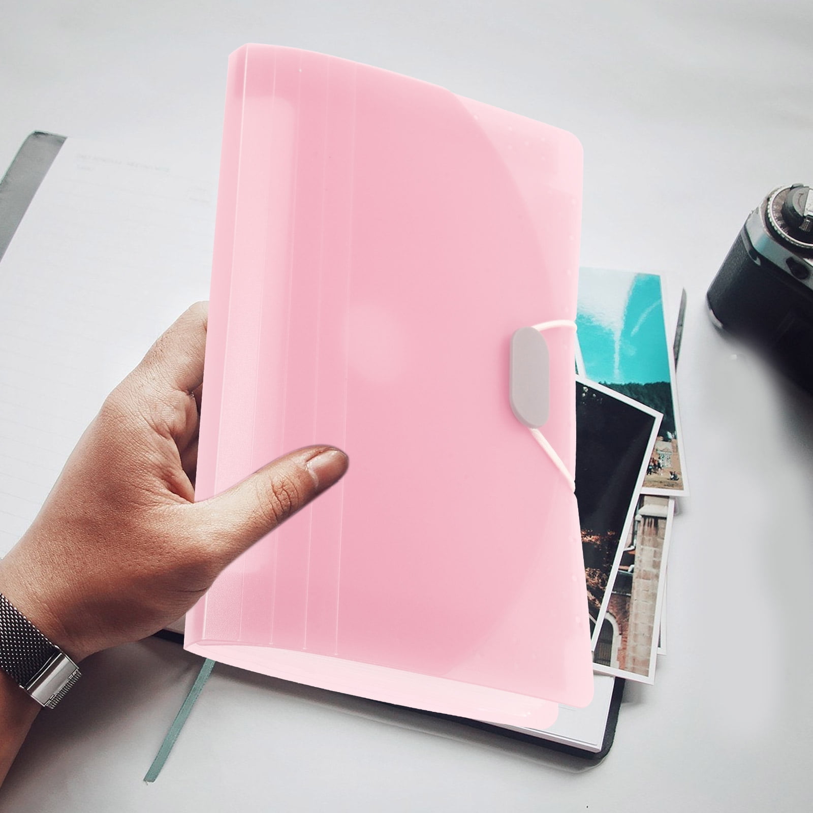 Expandable Bill Folder with Multiple Pockets, Accordion File Organizer ...