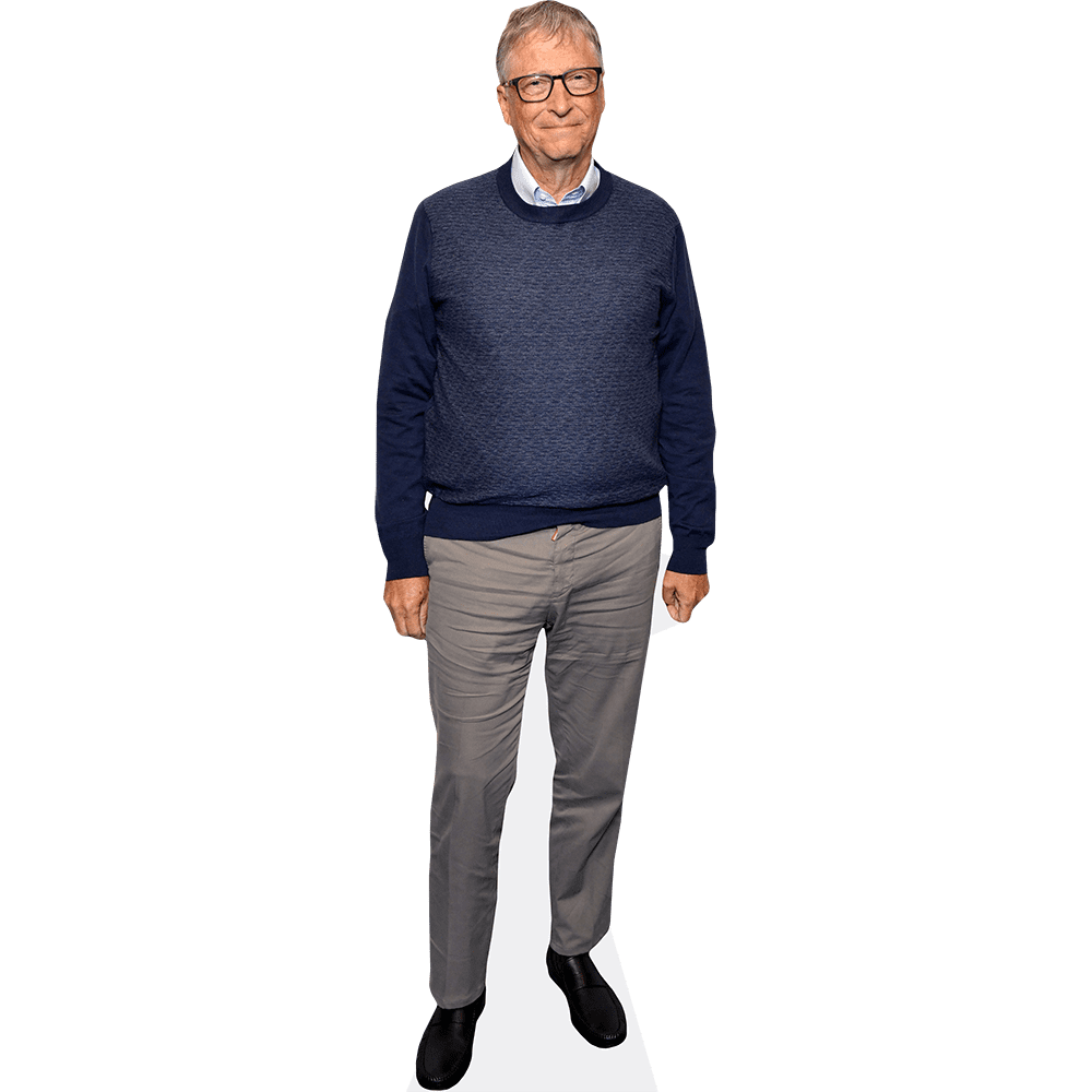 Bill Gates (Casual) Lifesize Cardboard Cutout Standee - Walmart.com