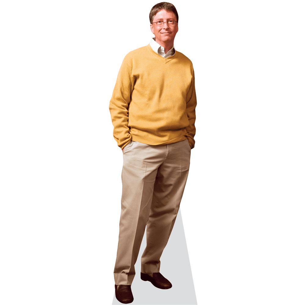 Bill Gates Lifesize Cardboard Cutout Standee - Walmart.com