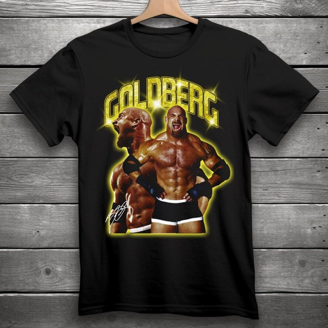 Bill Goldberg Wrestling T-Shirt Black S-3XL WCW, WWE - Walmart.com