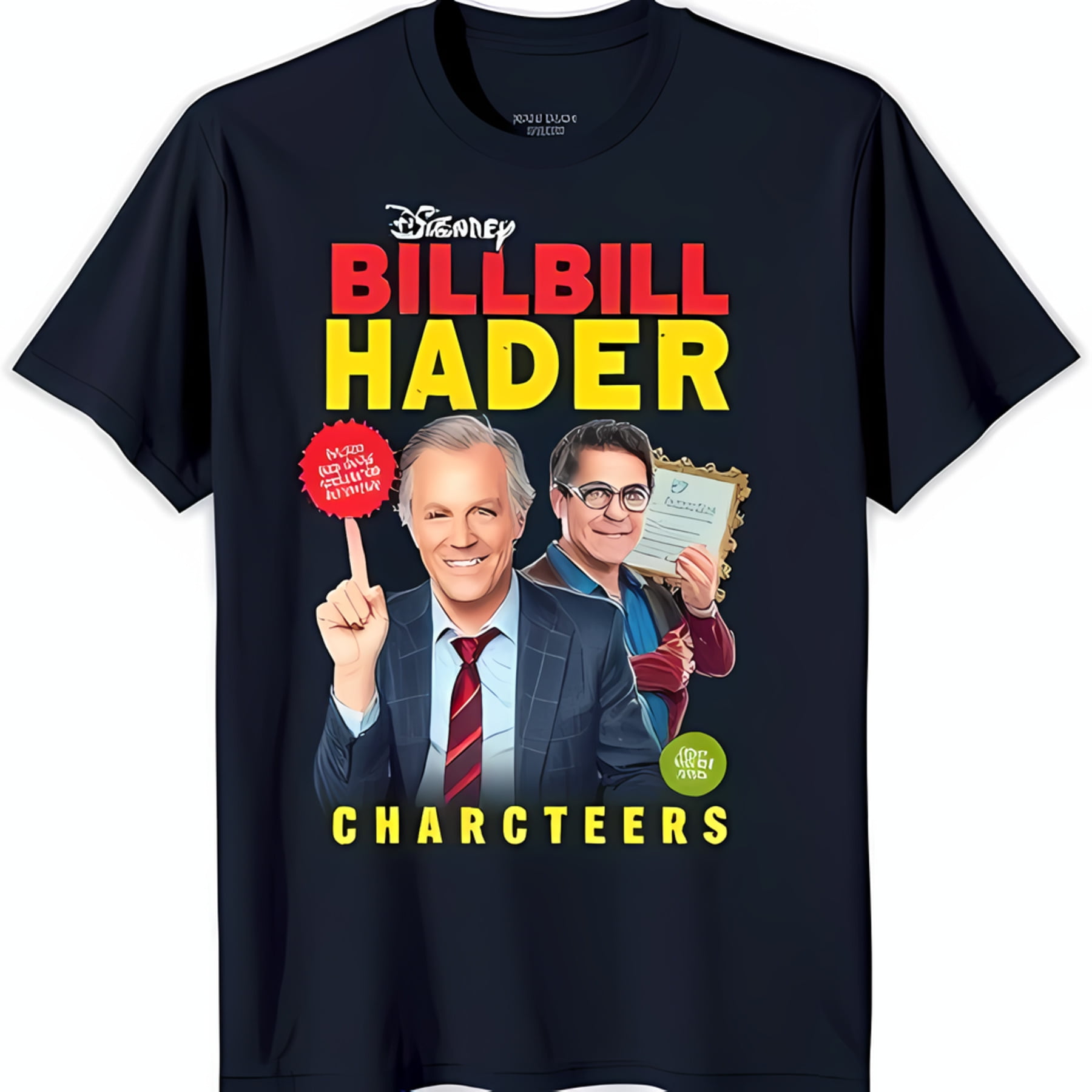 Bill Hader Characters Blue T-Shirt with Unique Images & Fun Text ...
