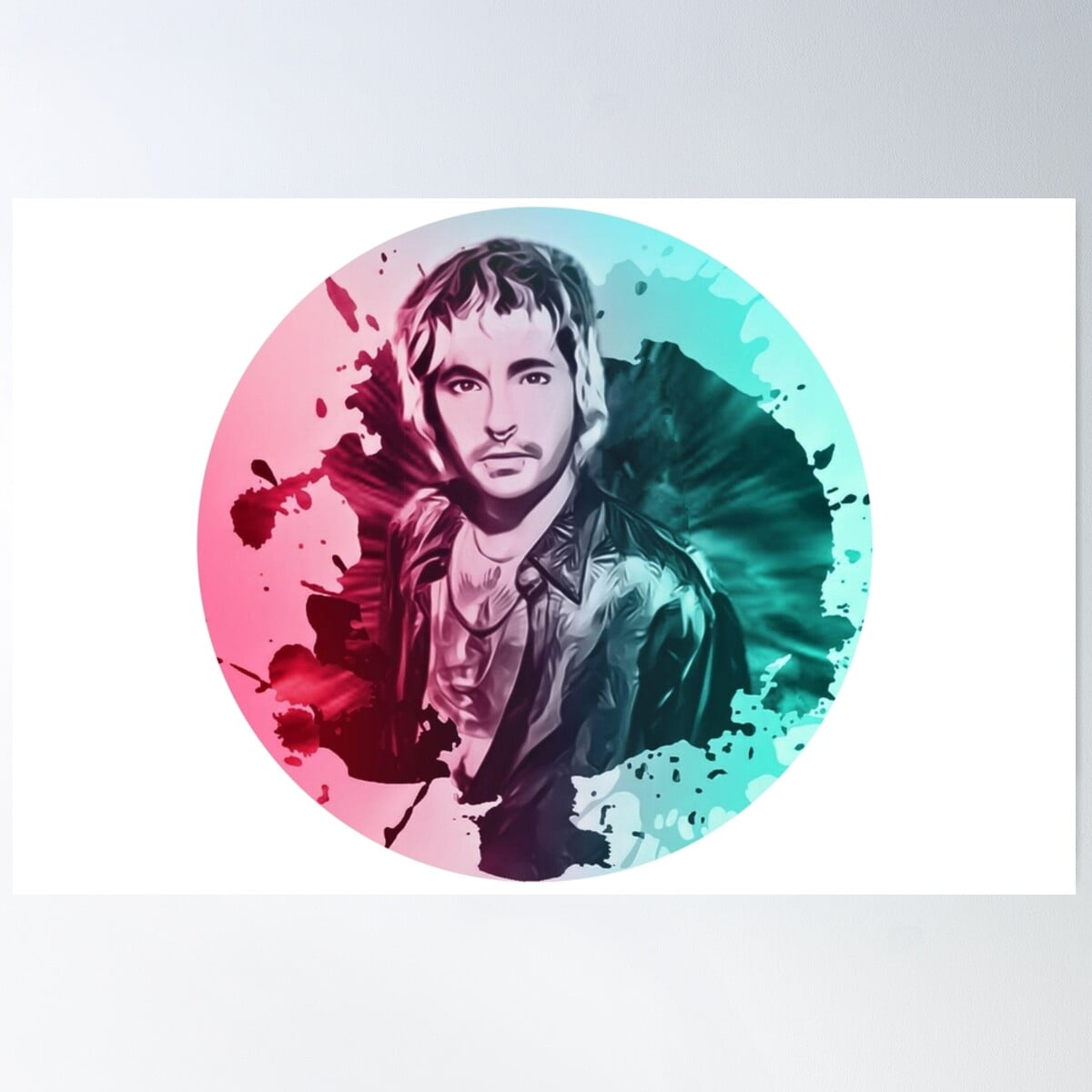 Bill Kaulitz Poster Wall Art, Modern Wall Decor For Living Room Bedroom ...