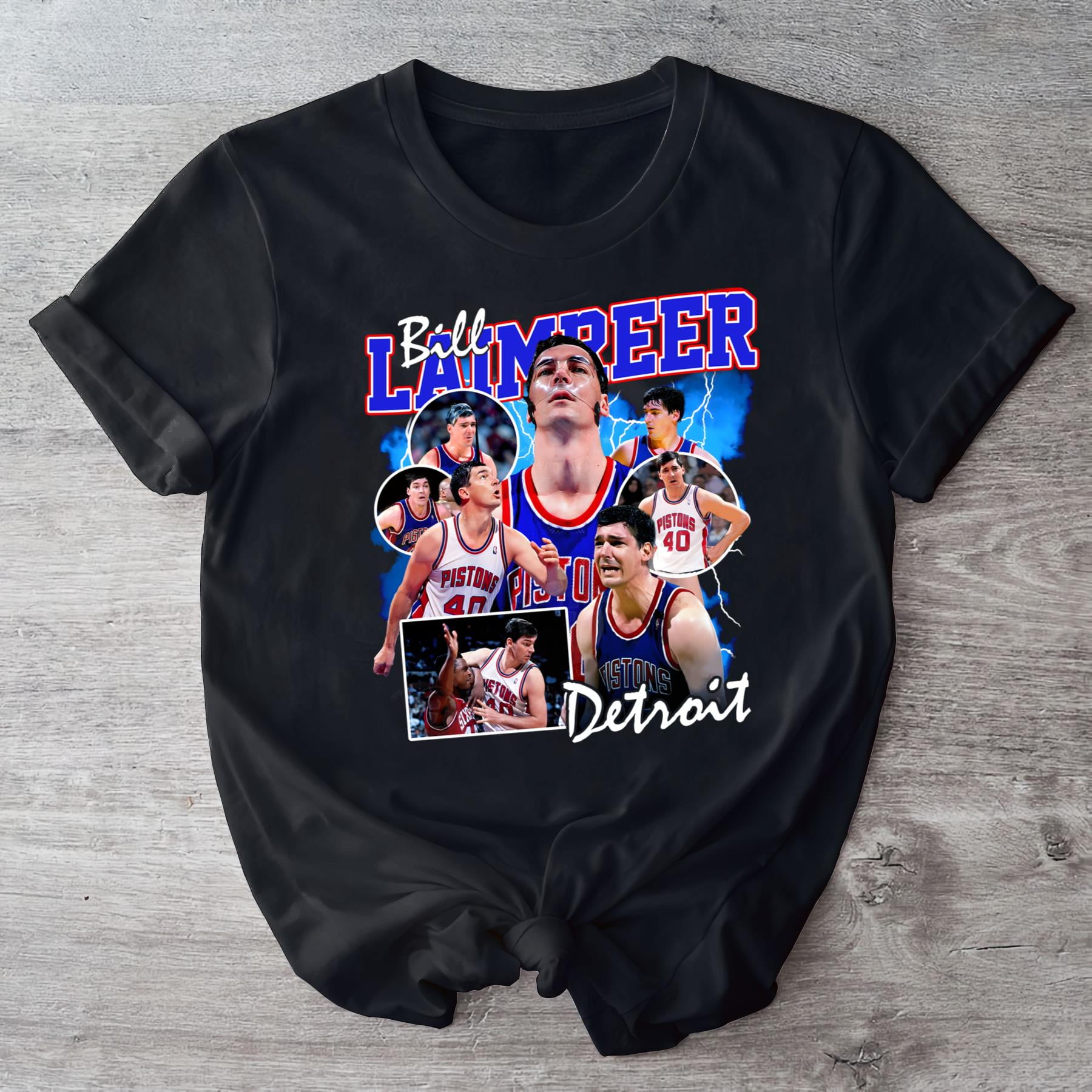 Bill Laimbeer 90s Bootleg Rap Style Shirt for Detroit Basketball fan ...