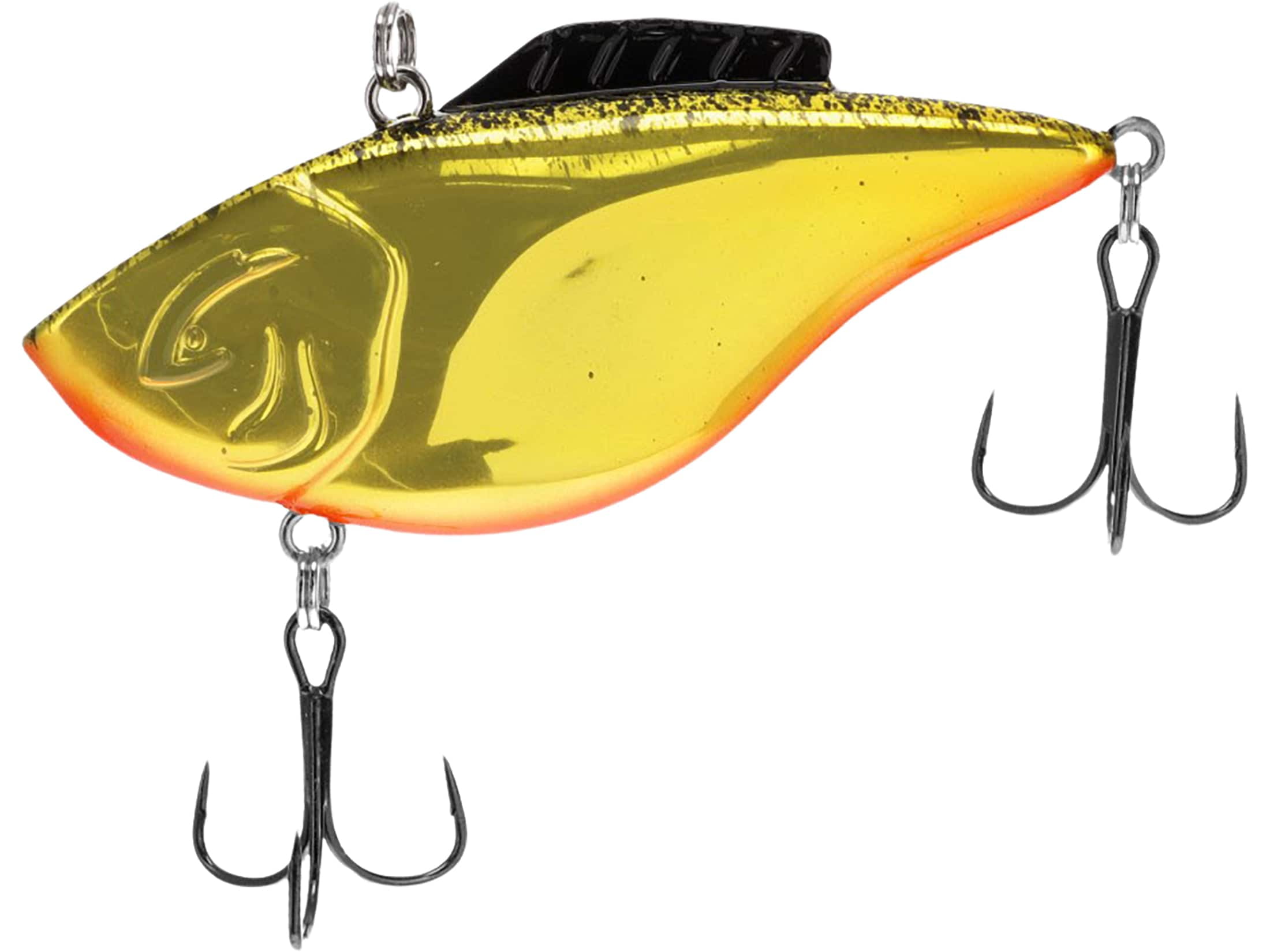 Bill Lewis Hammer-Trap Lipless Crankbait 3/8 oz Gold Black Splatter W ...