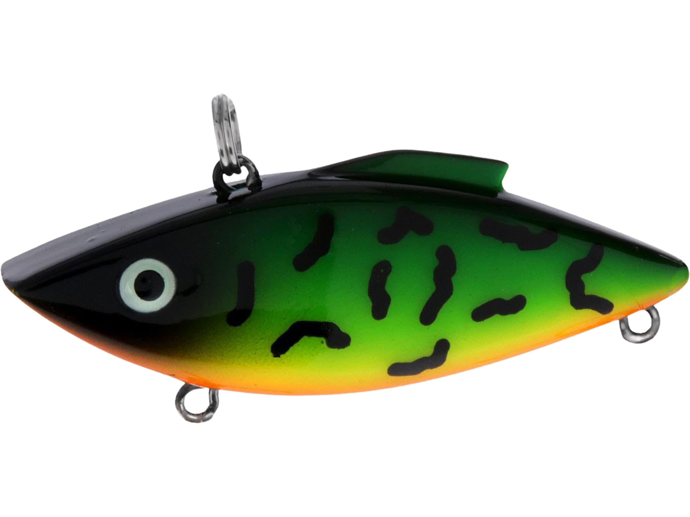 Bill Lewis Mini-Trap Lipless Crankbait Black Head Fire Tiger - Walmart.com
