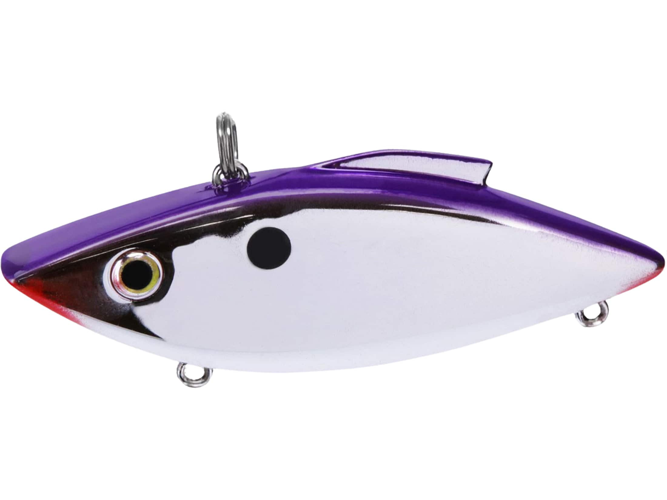 Bill Lewis Rat-L-Trap Lipless Crankbait Chrome Purple Back - Walmart.com