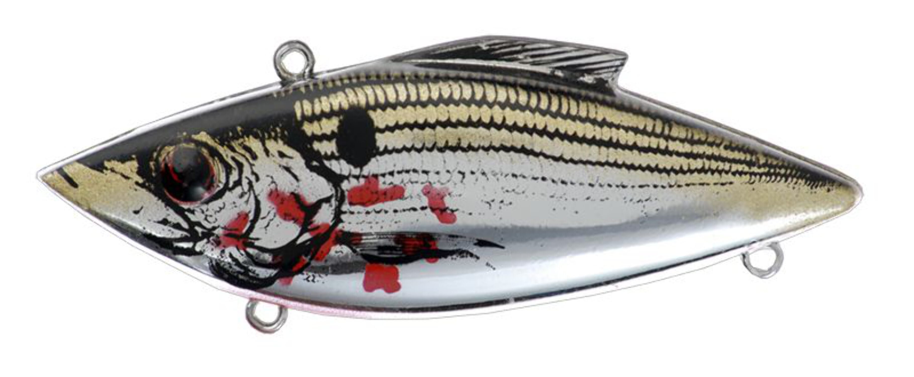 Bill Lewis Rat-L-Trap Lipless Crankbait Bleeding Shiner Chrome ...
