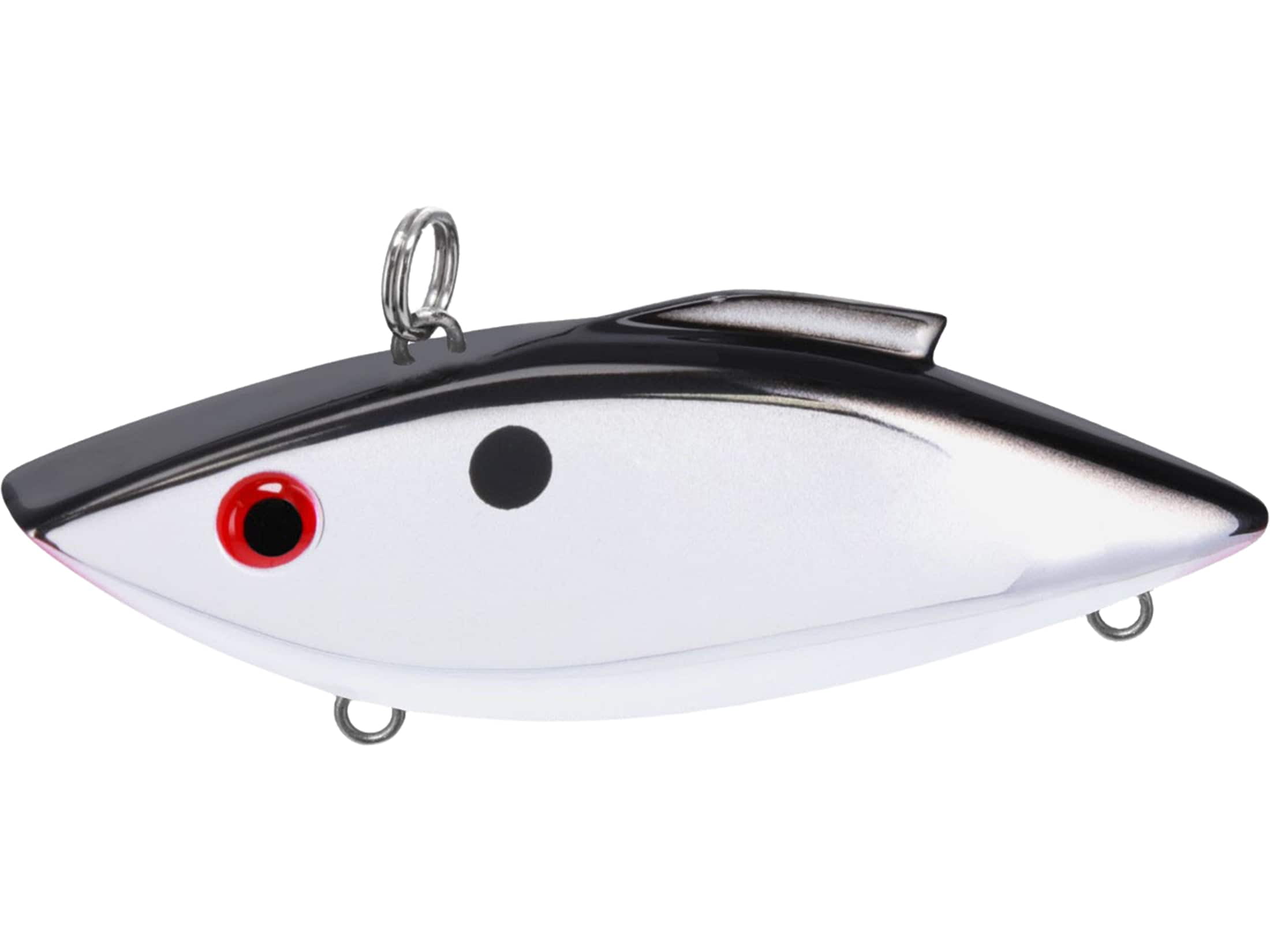 Bill Lewis Rat-L-Trap Saltwater Lipless Crankbait Chrome Black Back ...