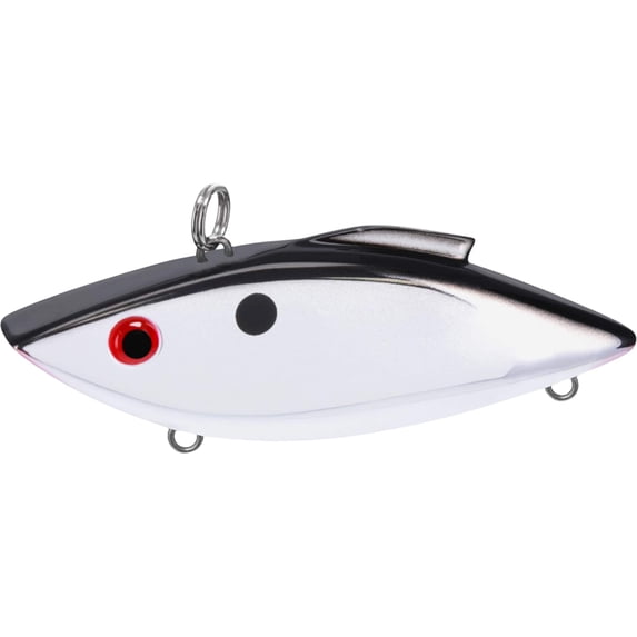 Bill Lewis Rat-L-Trap Saltwater Lipless Crankbait Chrome Black Back ...