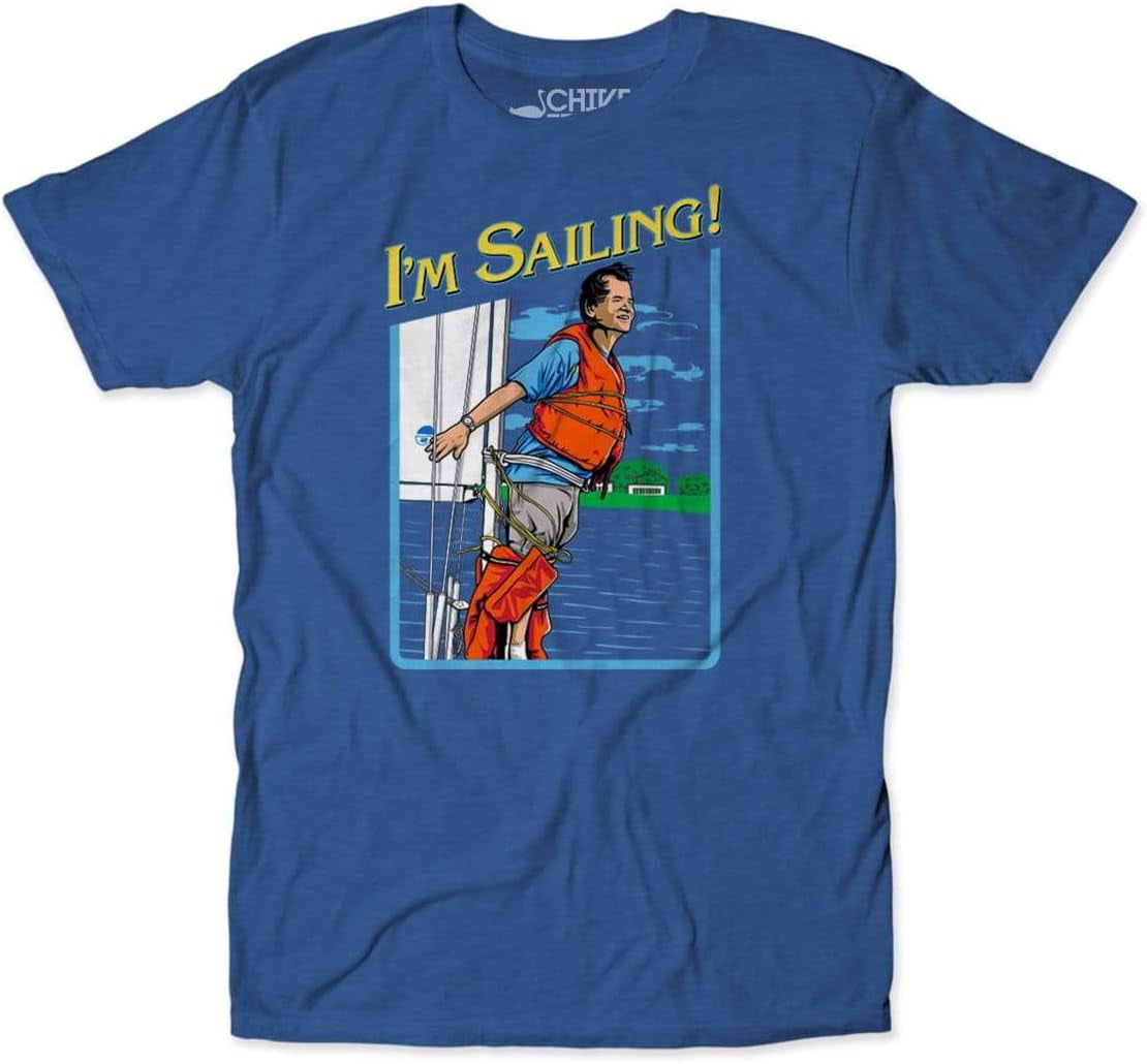 Bill Murray What About Bob I'm Sailing 90s Movies T-Shirt - Walmart.com