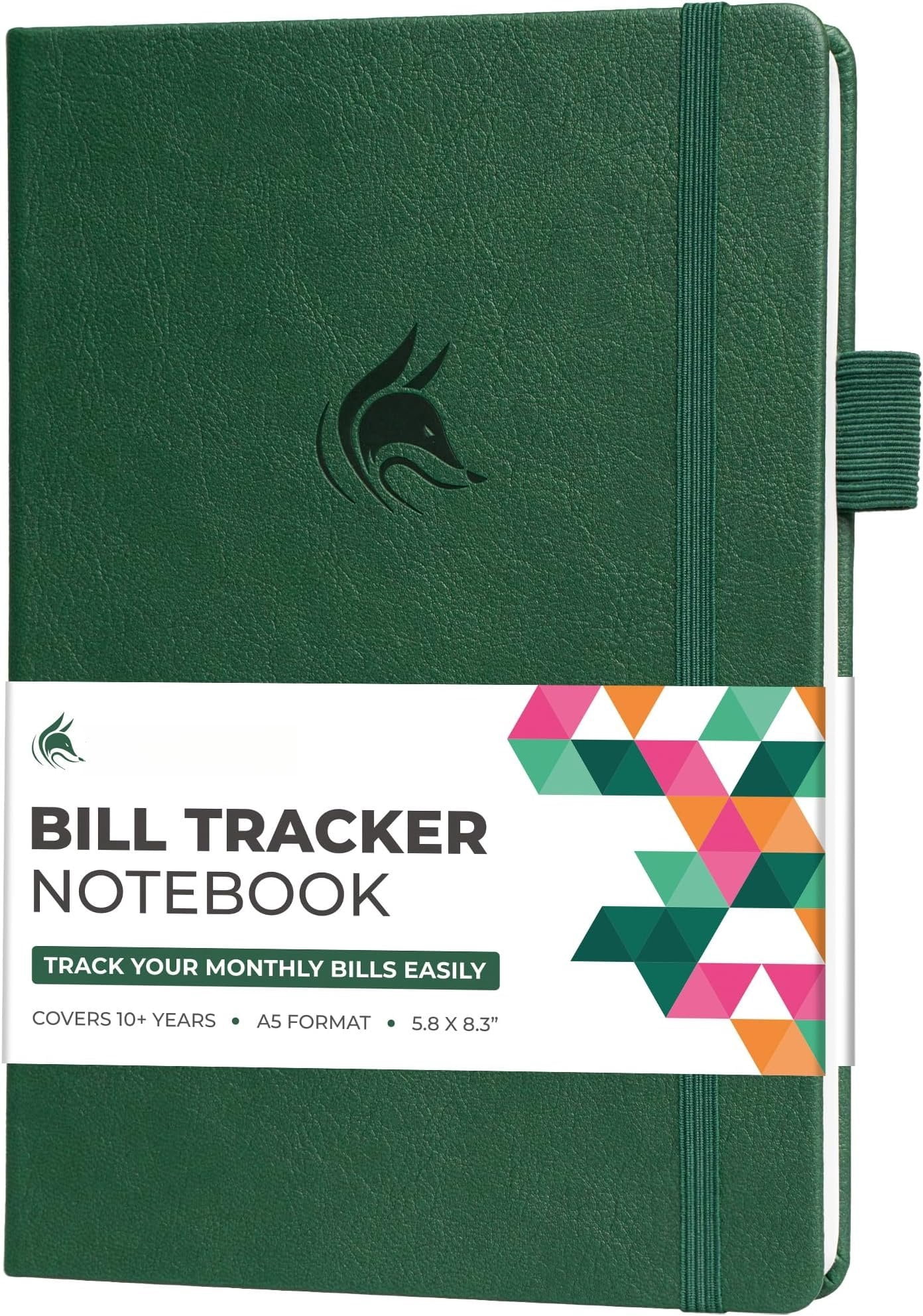 Bill Notebook - Monthly Bill Payment & Finance Organizer with Pocket ...