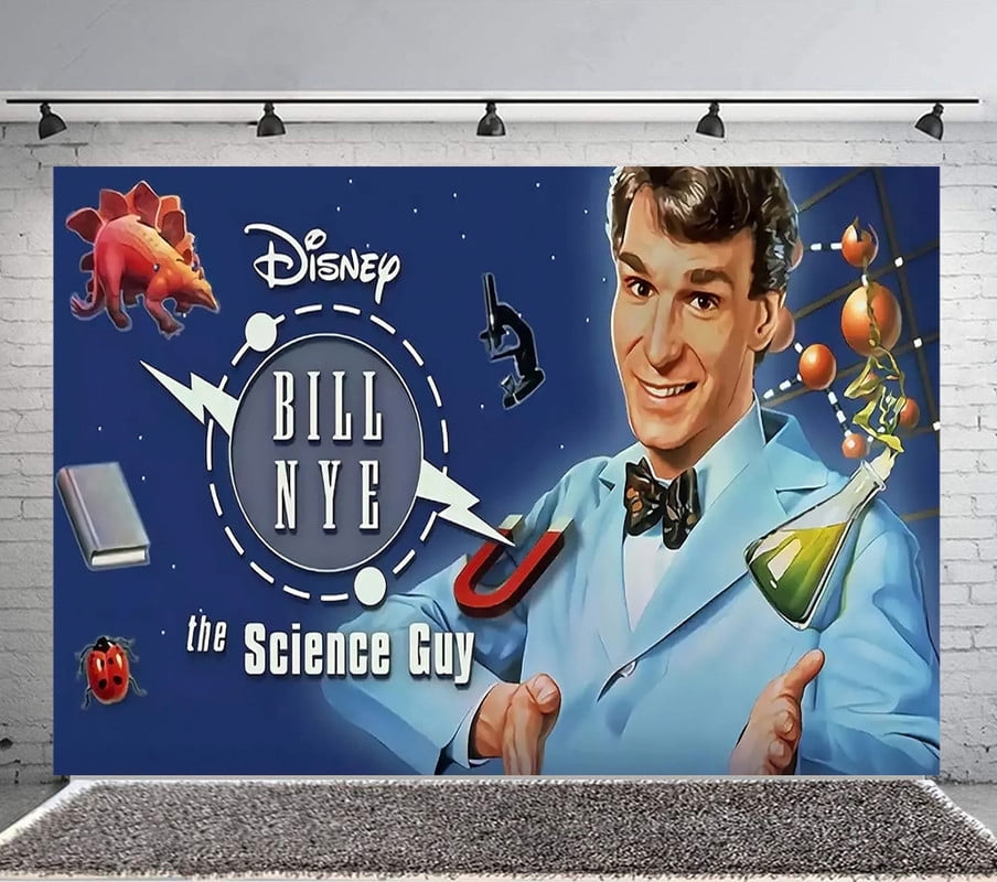 Bill Nye the Science Guy Backdrop Banner Party Supplies Poster Movie ...