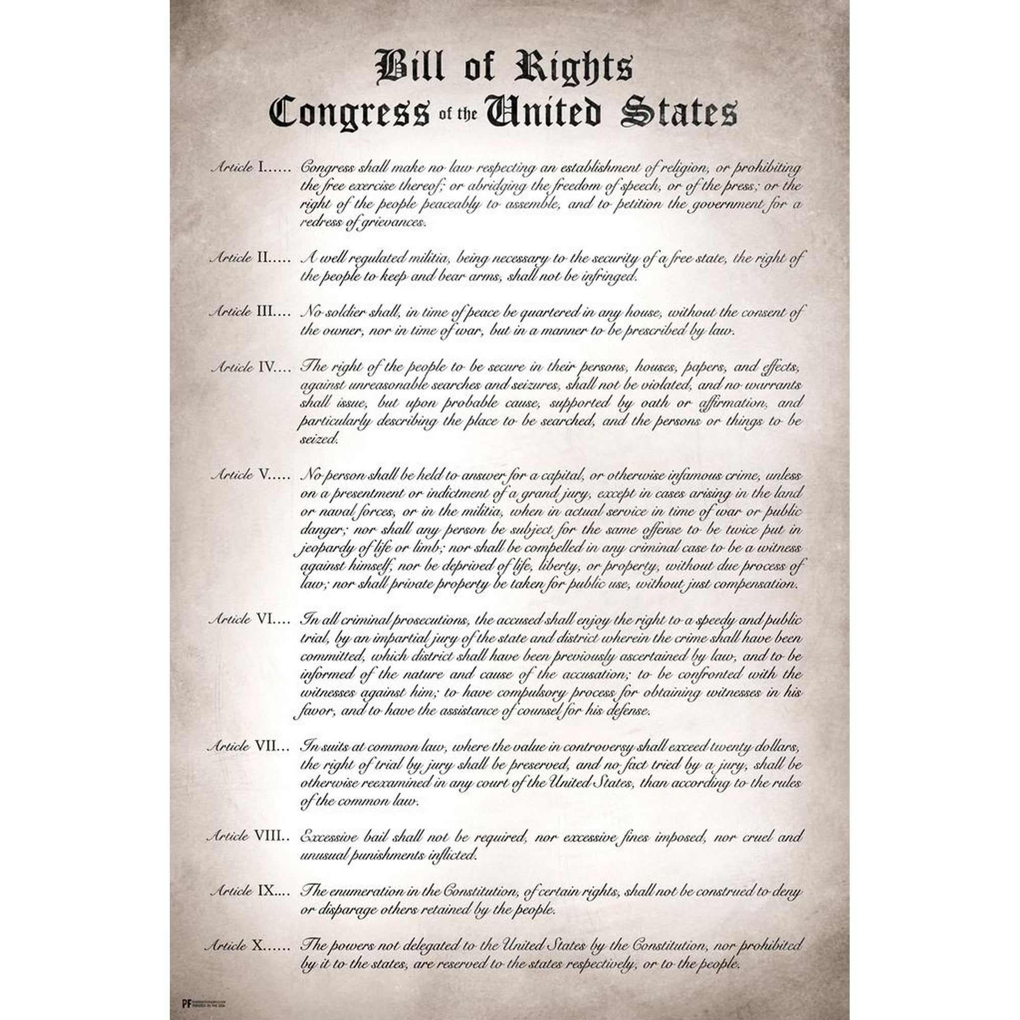 Amendments United States Constitution