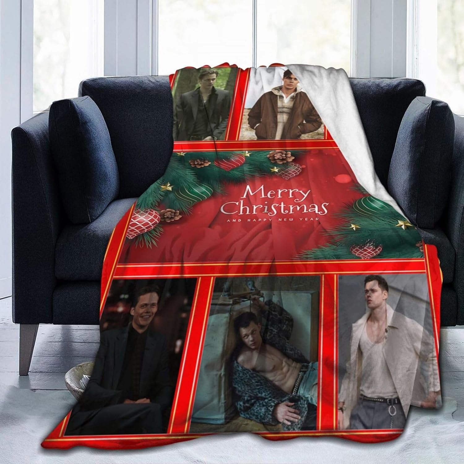 Bill Skarsgard Fleece Blanket for Couch - Chrismas Throw Blanket ...