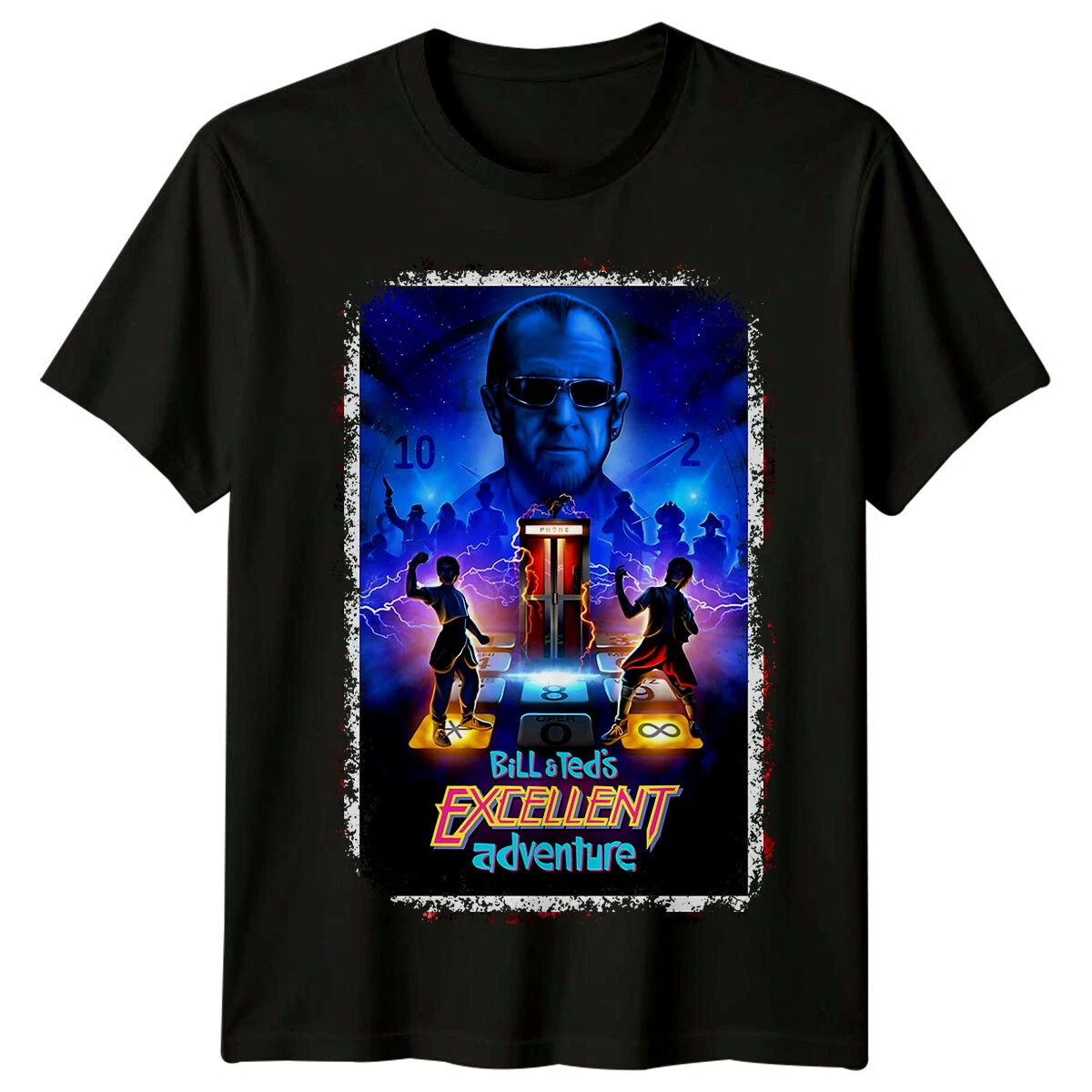 Bill & Ted's Excellent Adventure (1989) Movie Poster Inspired T-Shirt ...