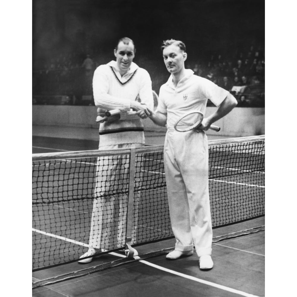 Bill Tilden And George Martin Lott'S Before Their Madison Square Garden ...