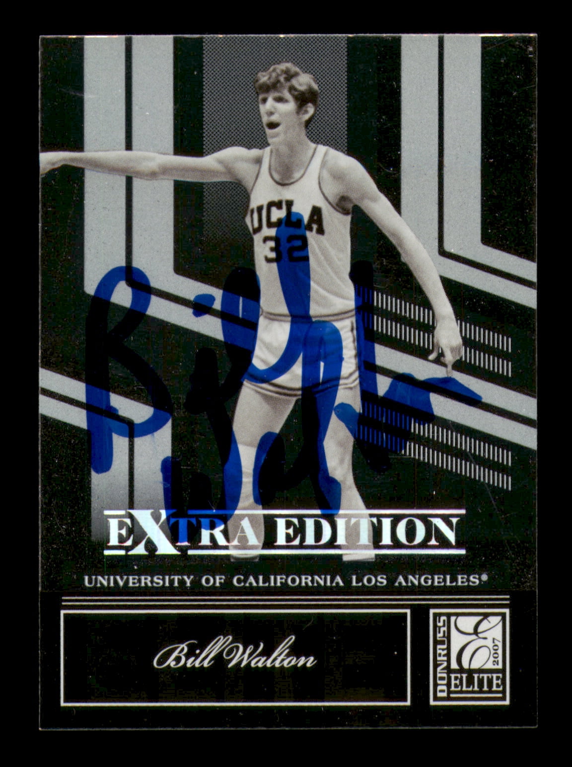 Bill Walton Autographed 2007 Donruss Elite Extra Edition Card #85 UCLA SKU #242017 - Walmart.com