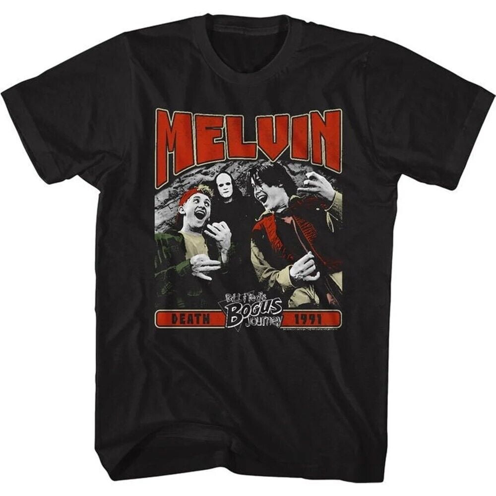 Bill and Ted's Bogus Journey Melvin Death 1991 Black Shirts - Walmart.com