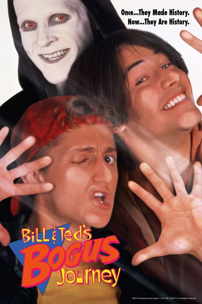 Bill and Teds Bogus Journey Key Art Retro Vintage Style Classic 90s ...