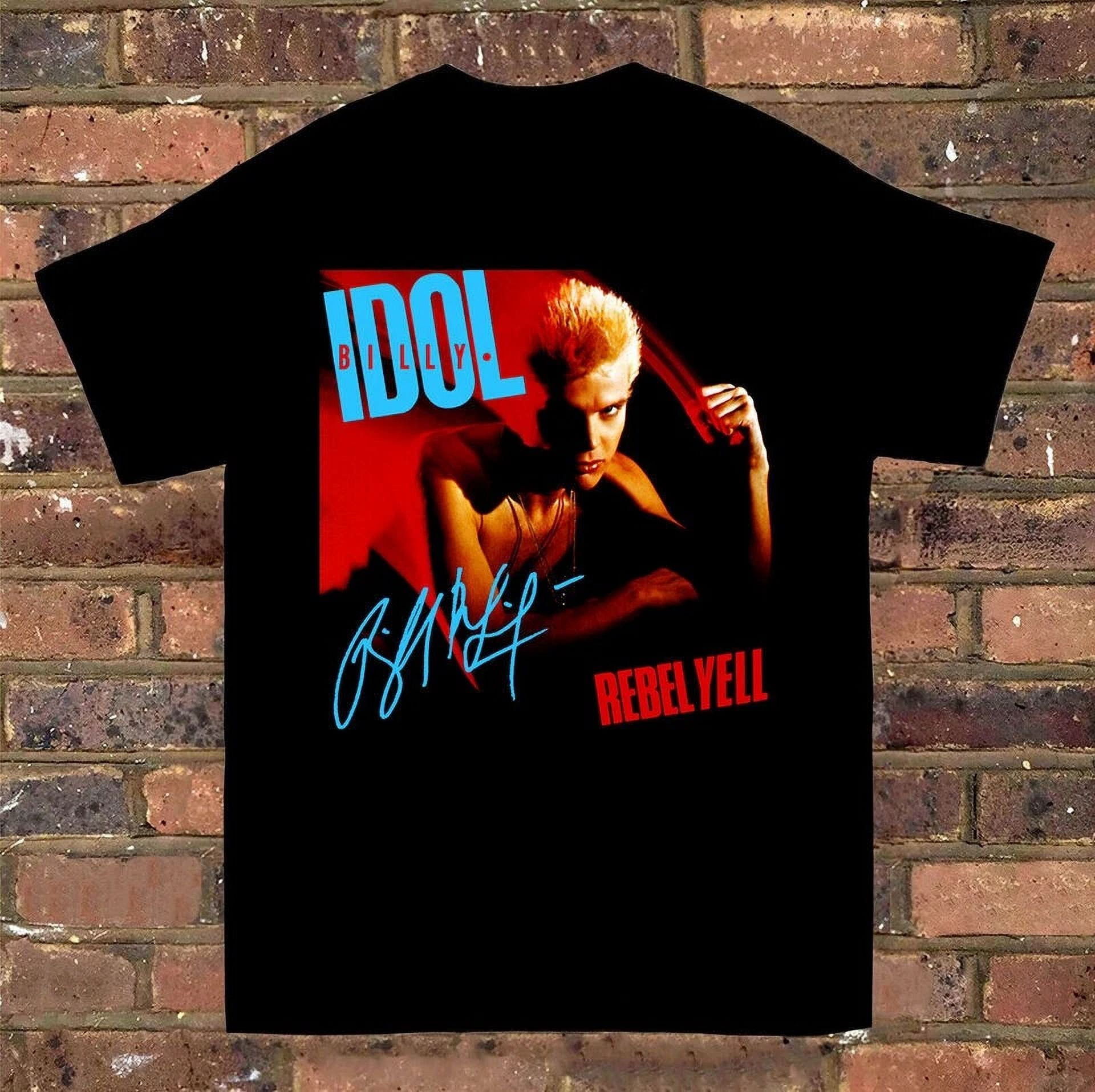 Bill.y Id.ol Rebel Yell Short Sleeve T-shirt Size Great Design For Fan ...