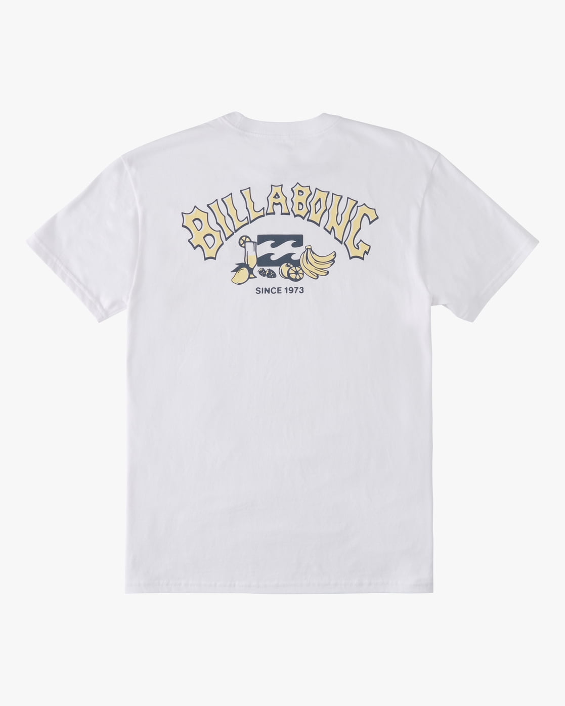 Billabong Men's Theme Arch Fill Premium Tee T-Shirt in White (Medium ...