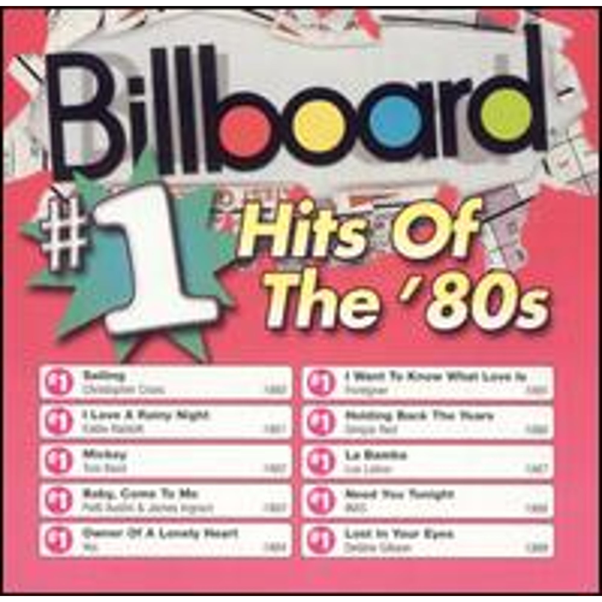 Pre-Owned Billboard #1 Hits of the '80s (CD 0081227830724) by Various ...