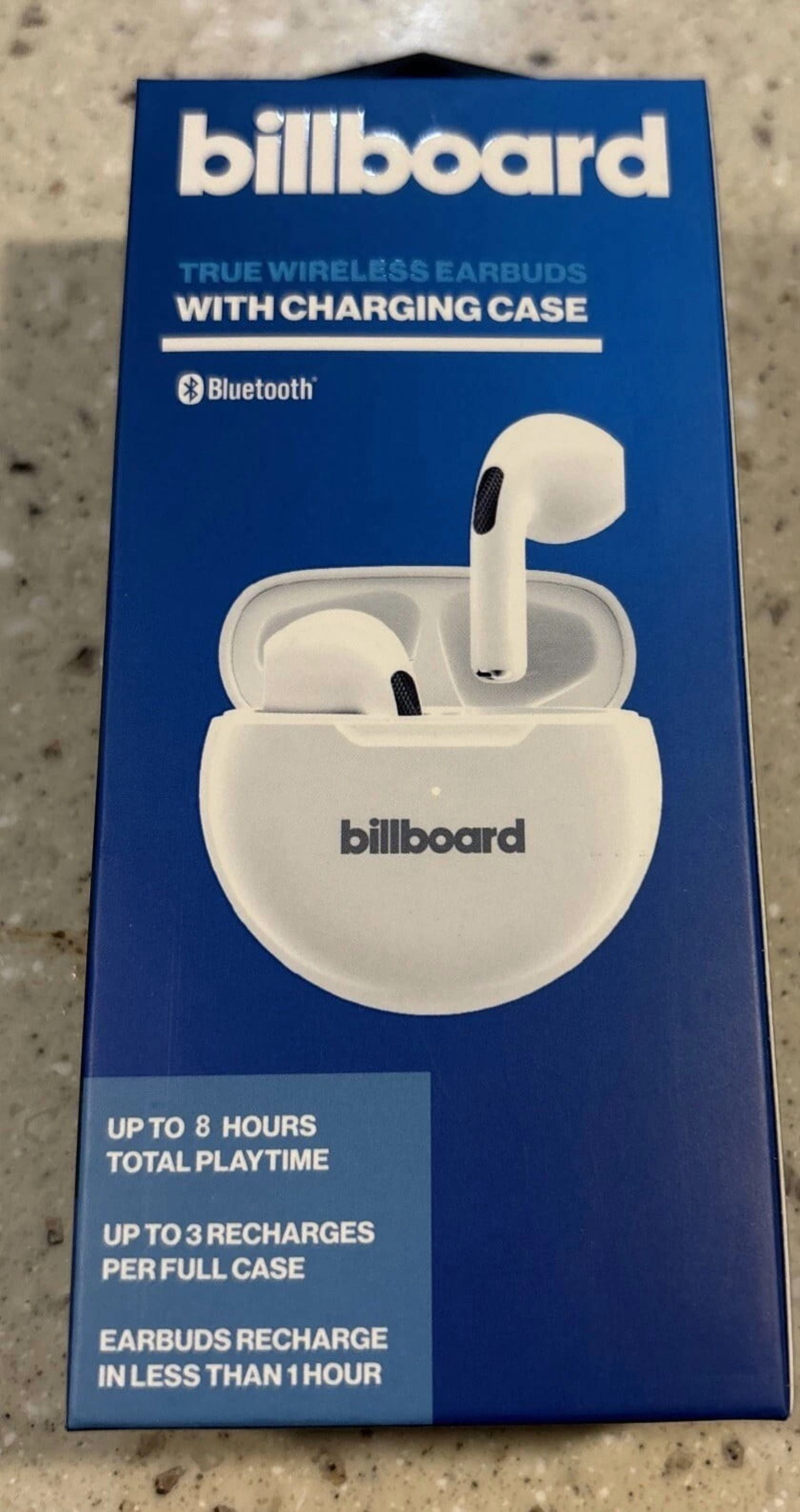 Billboard Bluetooth True Wireless Earbuds with Charging Case - Walmart.com