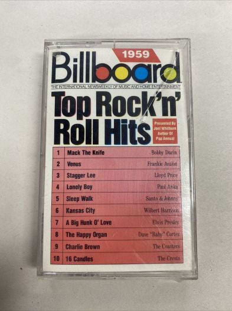 Billboard Top Hits: 1959 (Music Cassette) - Walmart.com