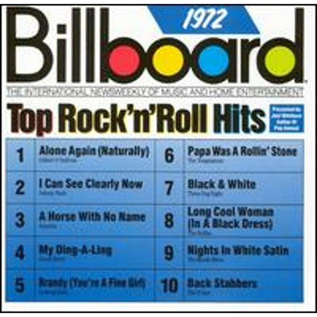 Pre-Owned Billboard Top Rock & Roll Hits: 1972 (CD 0081227063320) by ...