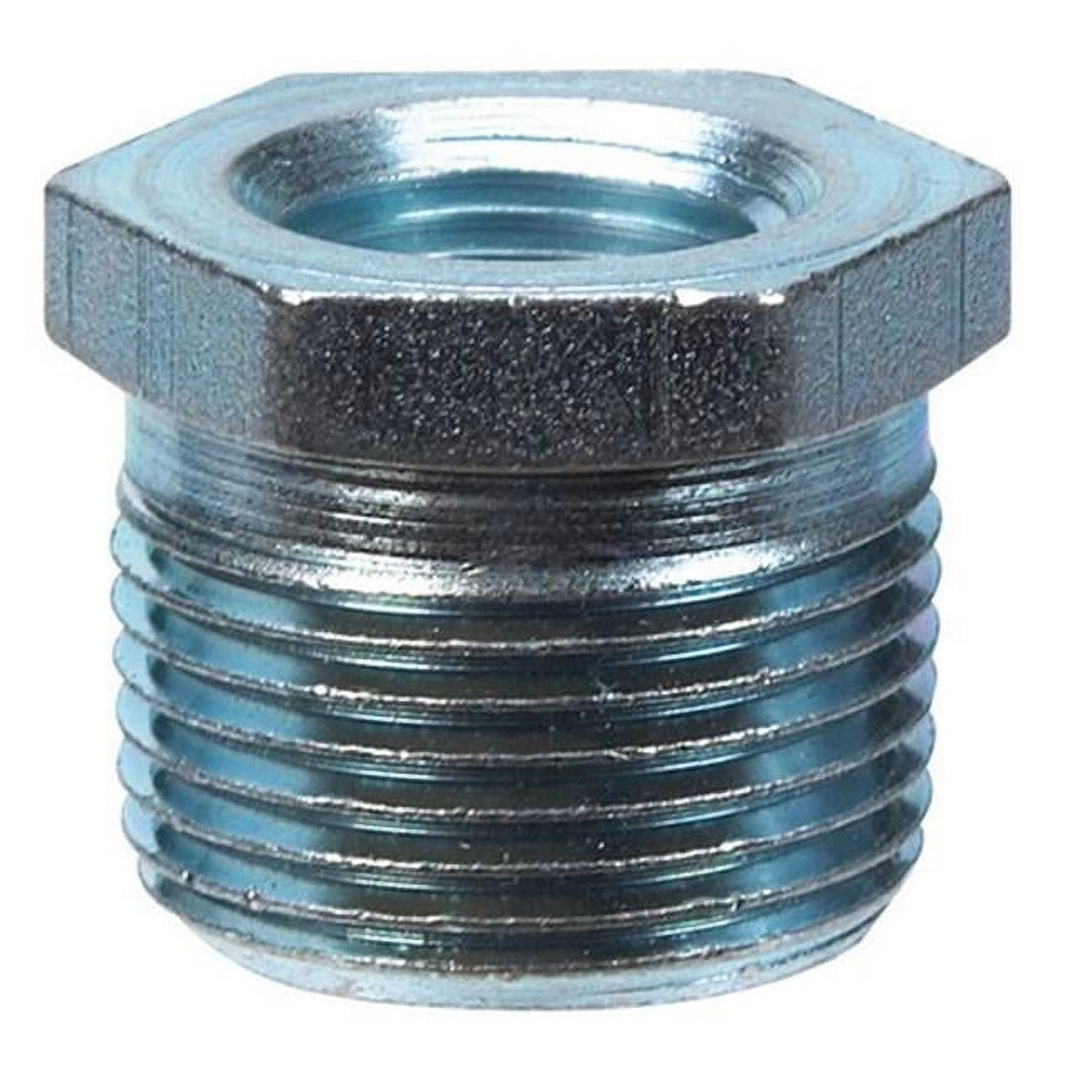 Billco Hex Bushing Galvanized 1/2 " X 1/8 " Steel Pack of 5 - Walmart.com