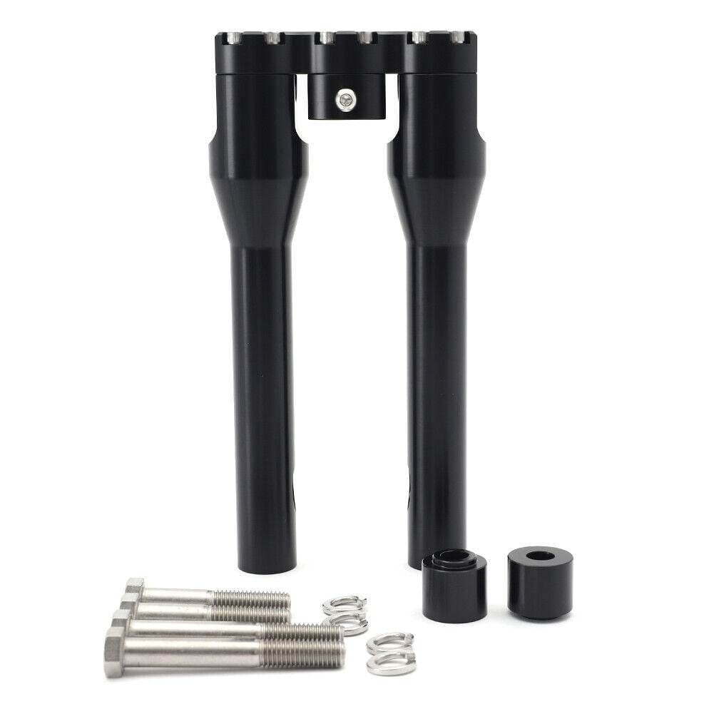 Billet 1 1/8" 28mm Handlebar Risers 10" 11" Club Style Dyna Street bob ...